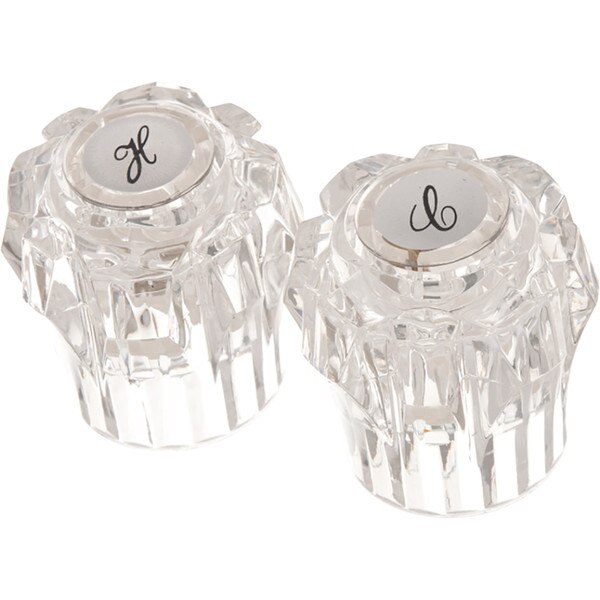 Sterling Acrylic Handle Pair