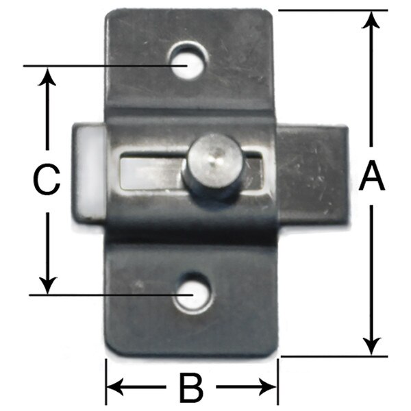 Partition Surface Mount Slide Latch