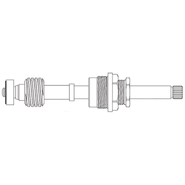 Wolverine Brass Brass Stem - 6"