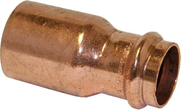 Apollo Copper Press Fit Fitting Reducer - 2" PRESS X 1"