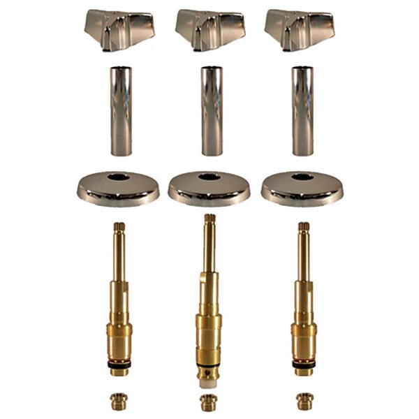 Binford American Standard Three Handle Tub & Shower Rebuild Kit, Short ...