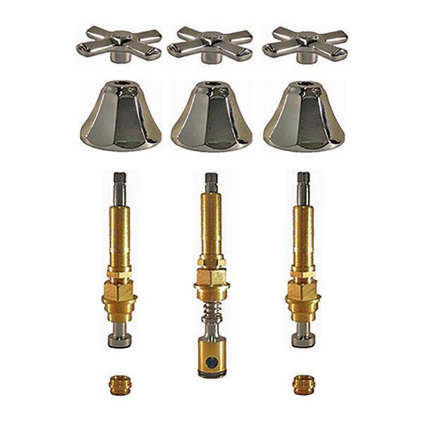 Union Brass Binford Three Handle Tub & Shower Rebuild Kit