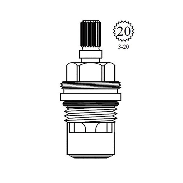 CPI Ceramic Disc Stem