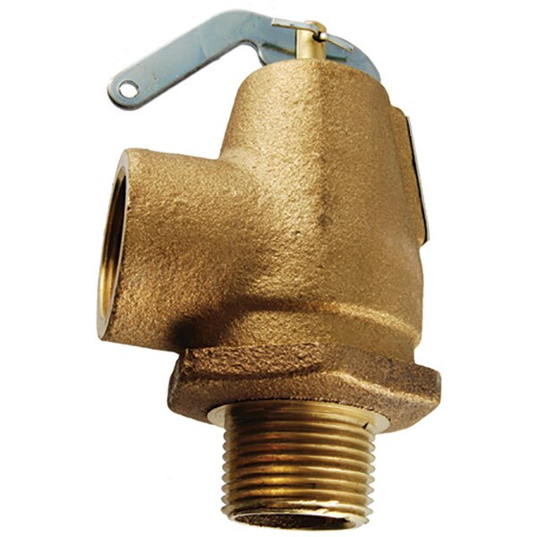 Conbraco Steam Pressure Relief Valve, 3/4"M X 3/4"F 15PSI
