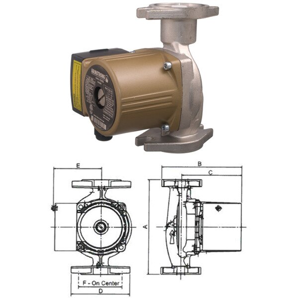 Armstrong Pumps Astro Single Phase Circulating Pump - 115 Volt, 60 HZ ...