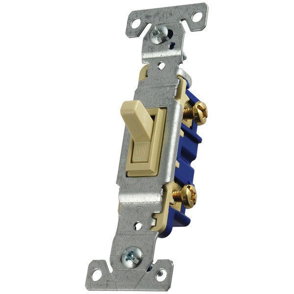 Morris SGL Pole White Wall Switch