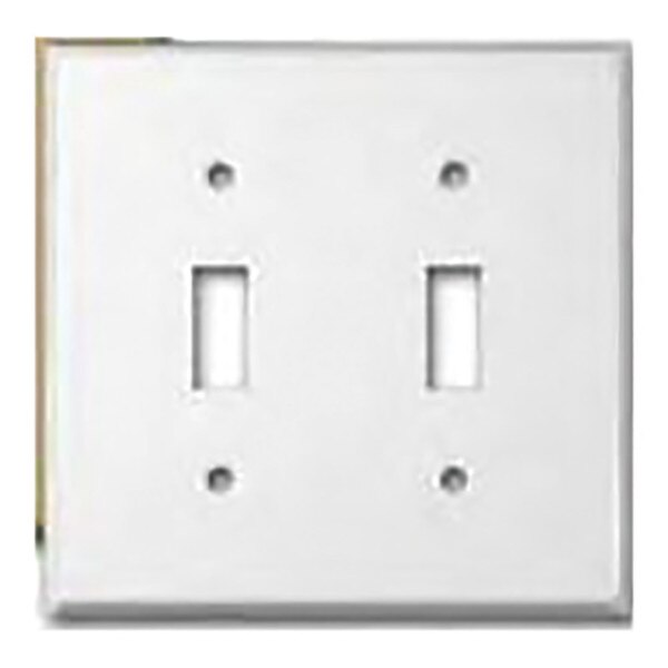 Morris Double Gang Light Switch Wall Plate