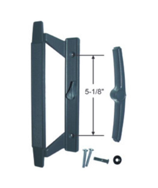 Patio Door Handle Set - Gray