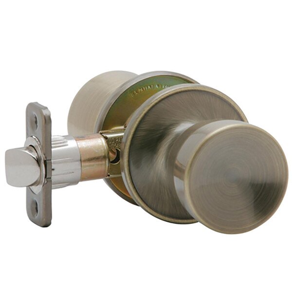 Weiser Lock Beverly™ Hall & Closet Door Knob Set - Antique Brass, 6 Way ...
