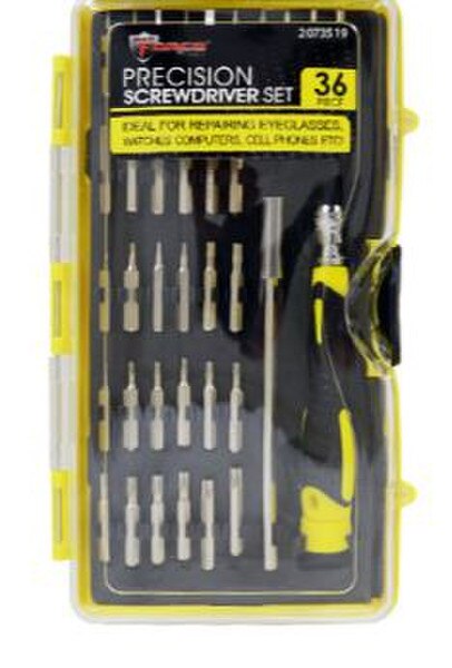 Max Force 36 Piece Precision Screwdriver and Bit Set